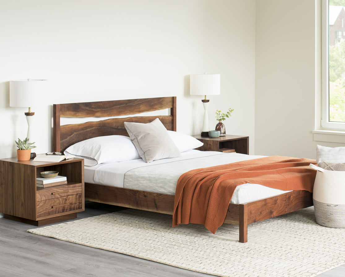 Modern Live Edge Bed Frame | Handcrafted Bed – The Joinery